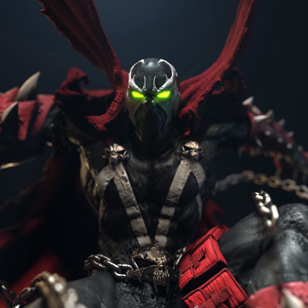 Spawn vs Cygor Custom Statue Diorama - Unboxing Bros