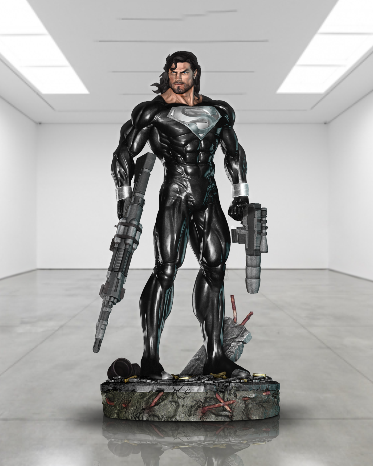 Recovery Suit Superman 1/4 Scale Custom Statue - Not XM Studios ...