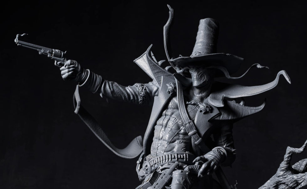Gunslinger Spawn (small) 1/4 Scale Custom Statue - Unboxing Bros