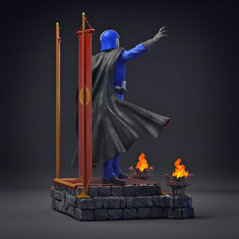 Cobra Commander 1 4 Scale Custom Statue Cancelled Unboxing Bros