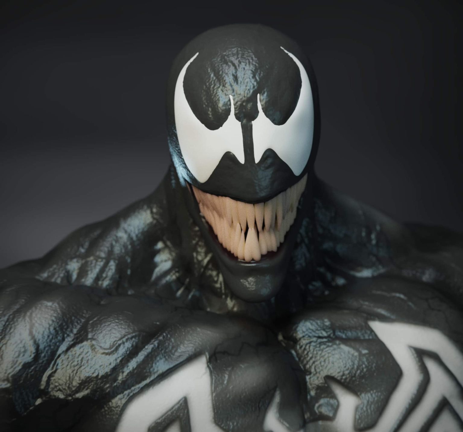 Museum Venom 1/4 Scale Custom Statue - Unboxing Bros