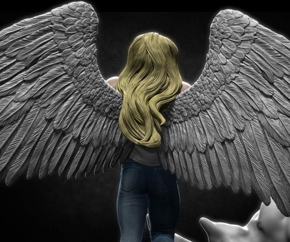 Soaring Angel 1/4 Scale Custom Statue - Unboxing Bros