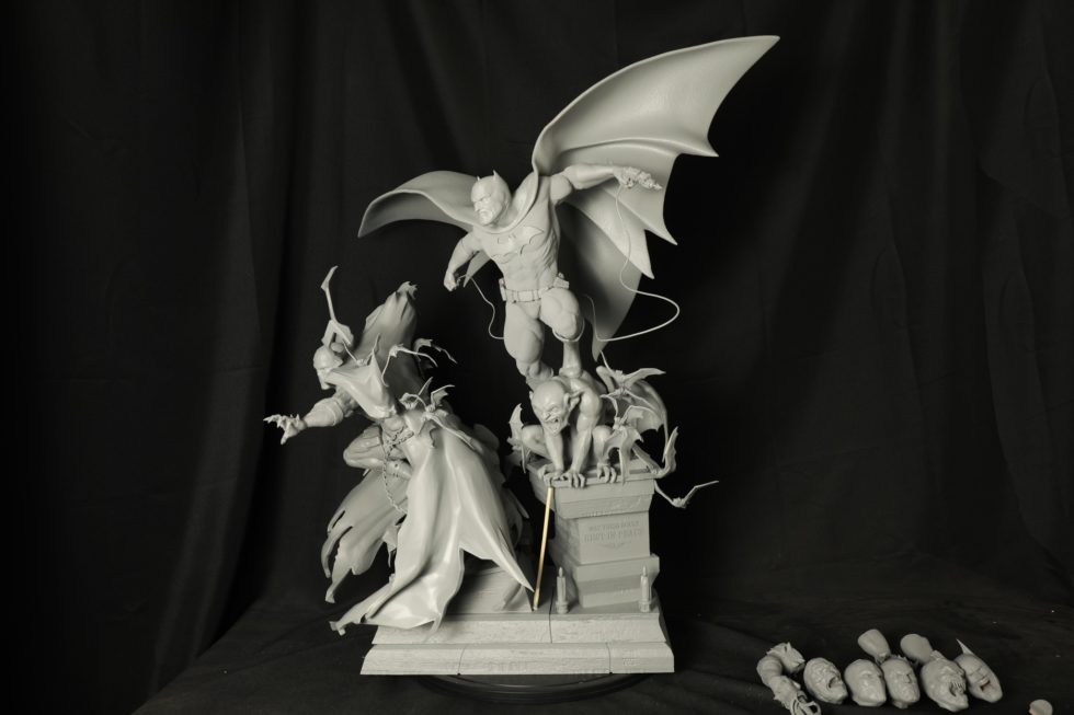 Batman & Spawn 1/4 Scale Custom Statue - Unboxing Bros