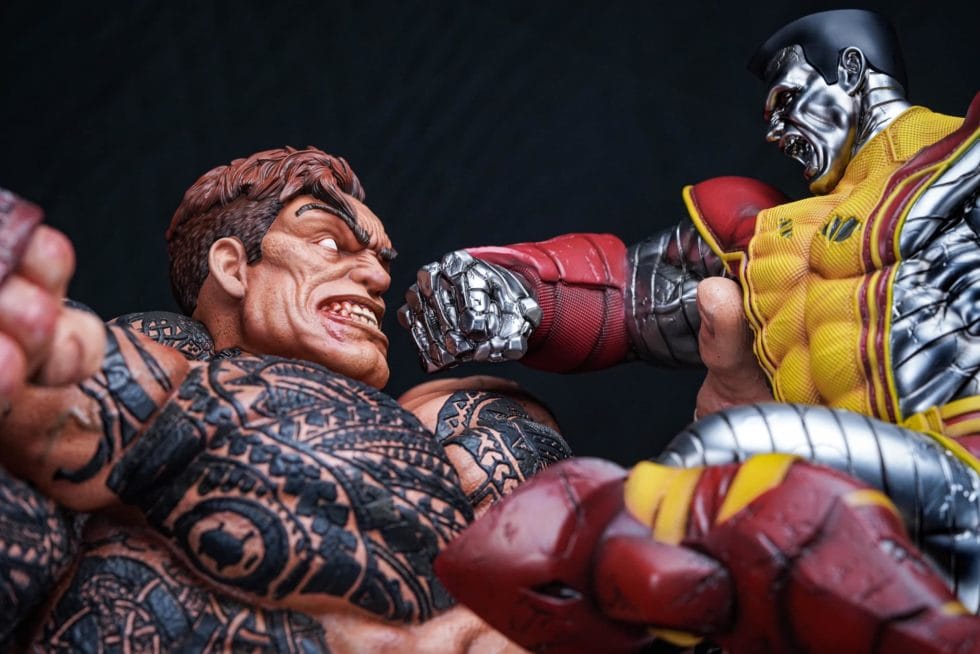 Colossus VS Juggernaut 1/4 Scale Custom Statue - Unboxing Bros