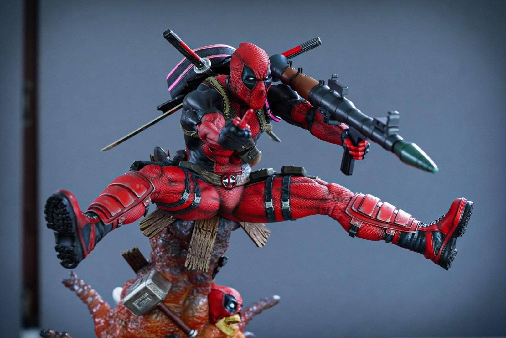 Deadpool Franco Carlesimo 1/4 Scale Custom Statue - Unboxing Bros