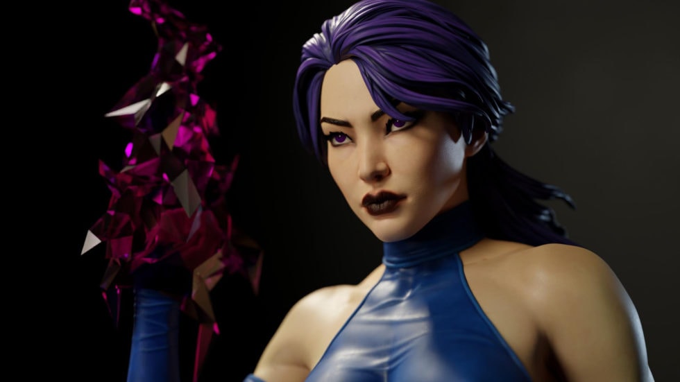 Psylocke OG/XForce/Savage Land 1/4 Scale Custom Statue - Unboxing Bros