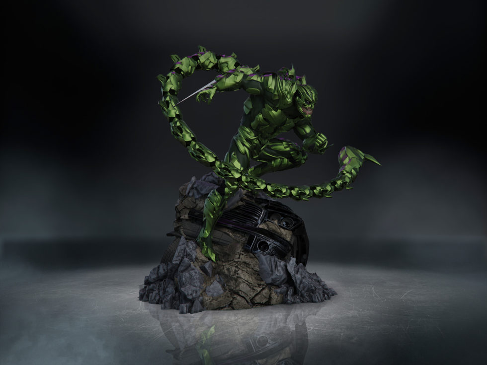 Scorpion 1/4 Scale Custom Statue - Not XM Studios - Unboxing Bros