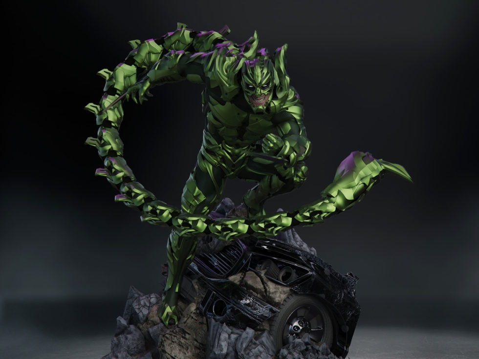 Scorpion 1/4 Scale Custom Statue - Not XM Studios - Unboxing Bros
