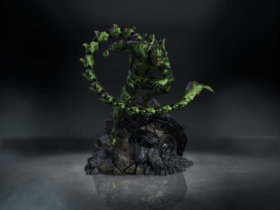 Scorpion 1/4 Scale Custom Statue - Not XM Studios - Unboxing Bros