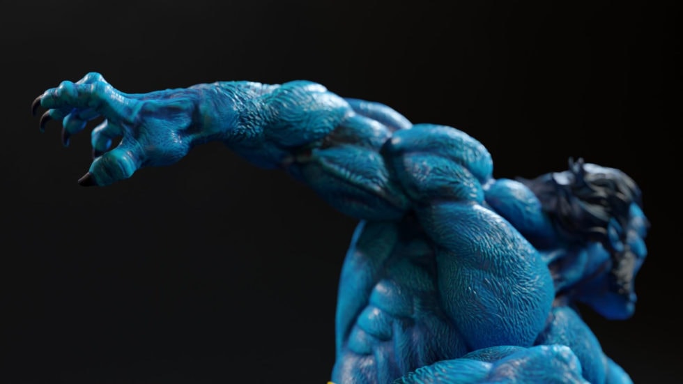 Beast 1/4 Scale Custom Statue - Unboxing Bros