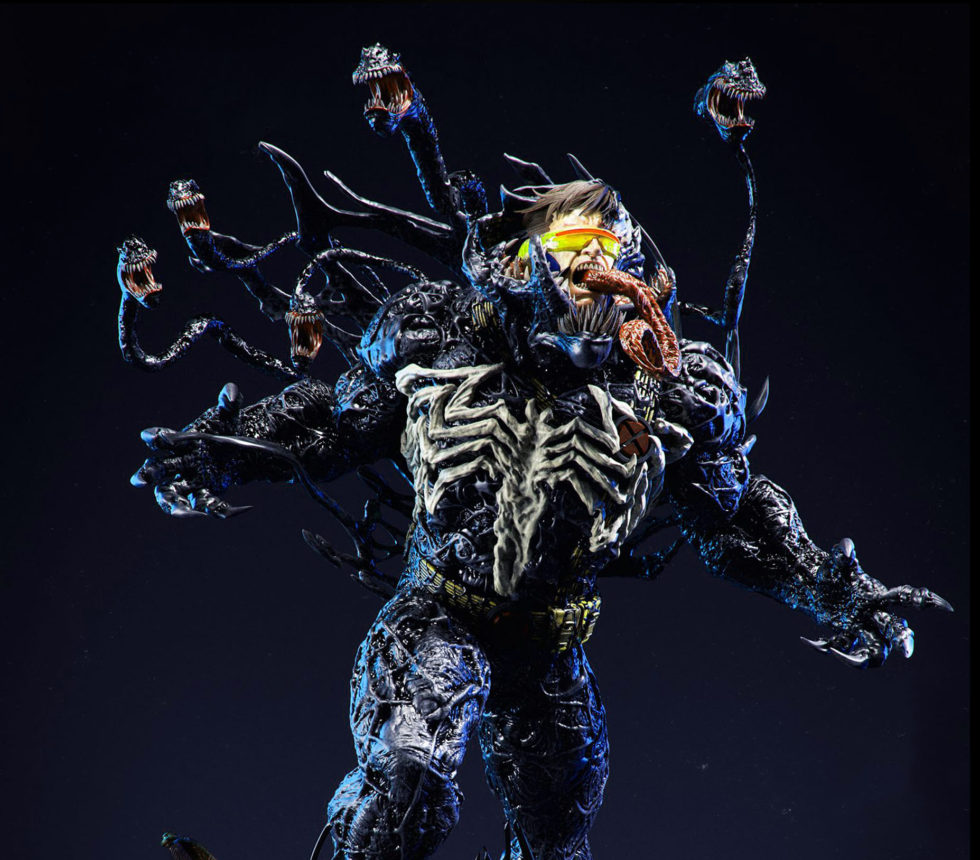 Venomized Cyclops 1/4 Scale Custom Statue - Unboxing Bros