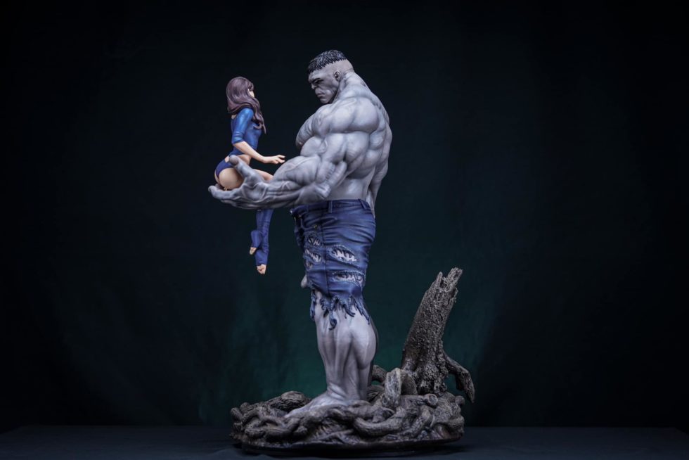 Hulk and Betty 1/4 Scale Custom Statue - Unboxing Bros