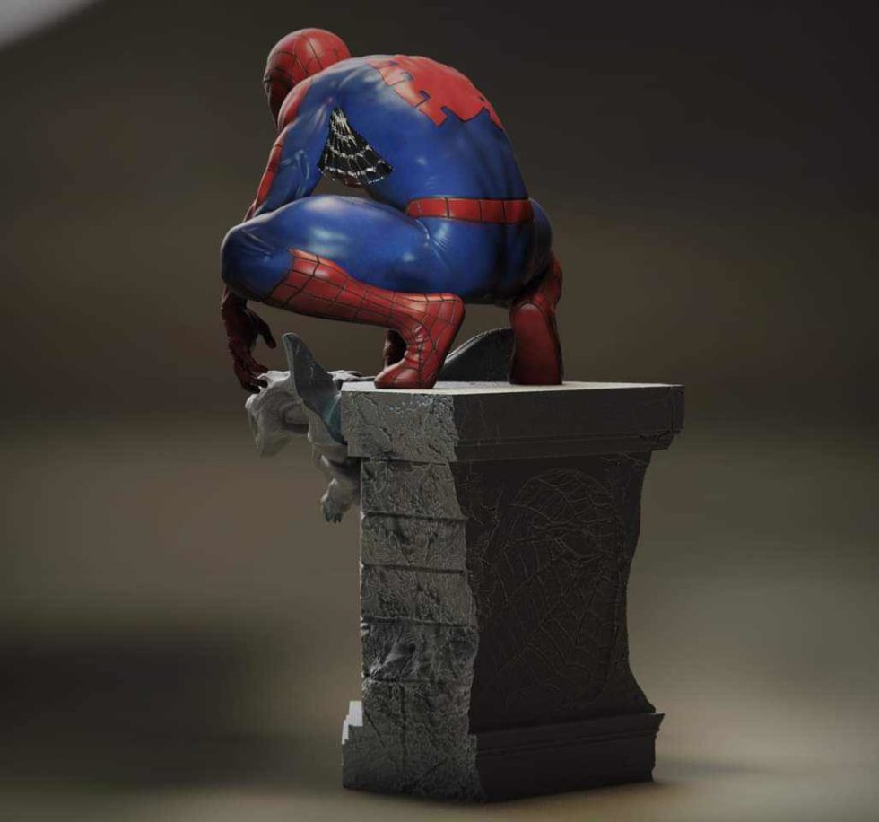Spiderman1/4 Scale Custom Statue - Unboxing Bros