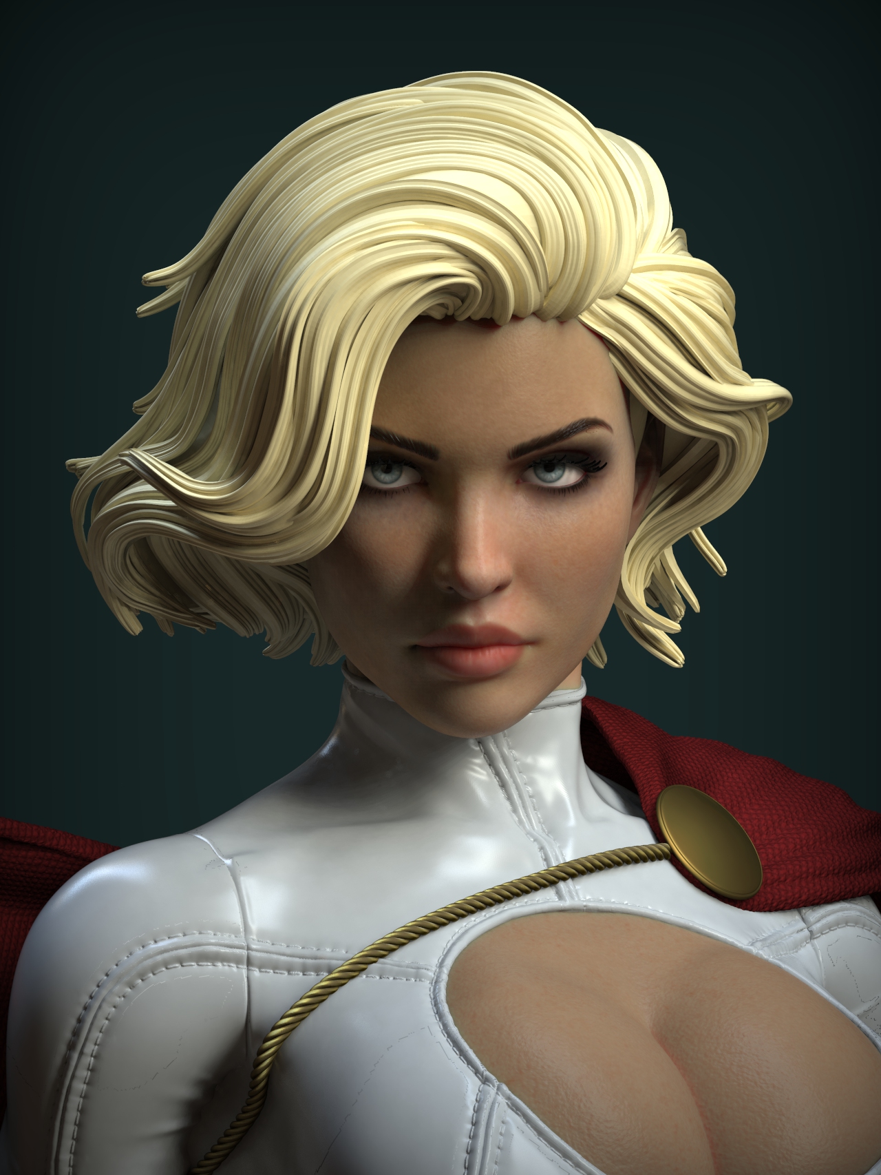 Power Girl 14 Scale Custom Statue Soldout Unboxing Bros 7067