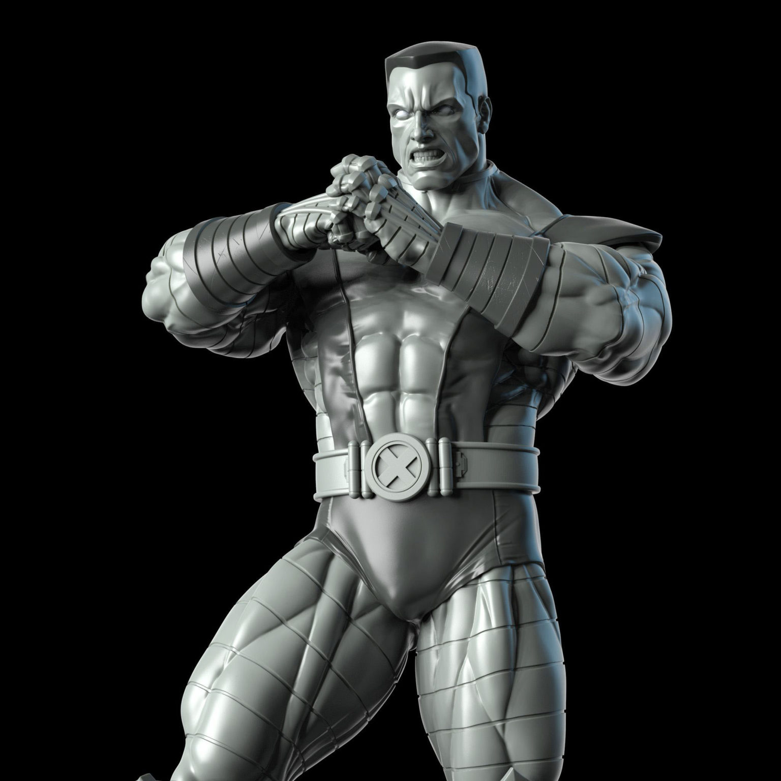 Colossus 1/4 Scale Custom Statue - Unboxing Bros