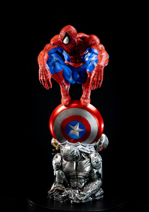 SpiderMan 1/4 Scale Custom Statue - Unboxing Bros