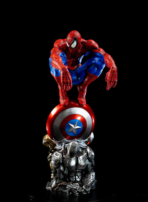 SpiderMan 1/4 Scale Custom Statue - Unboxing Bros