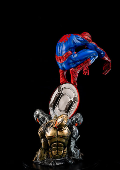 SpiderMan 1/4 Scale Custom Statue - Unboxing Bros