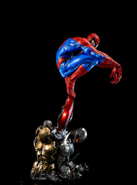 SpiderMan 1/4 Scale Custom Statue - Unboxing Bros