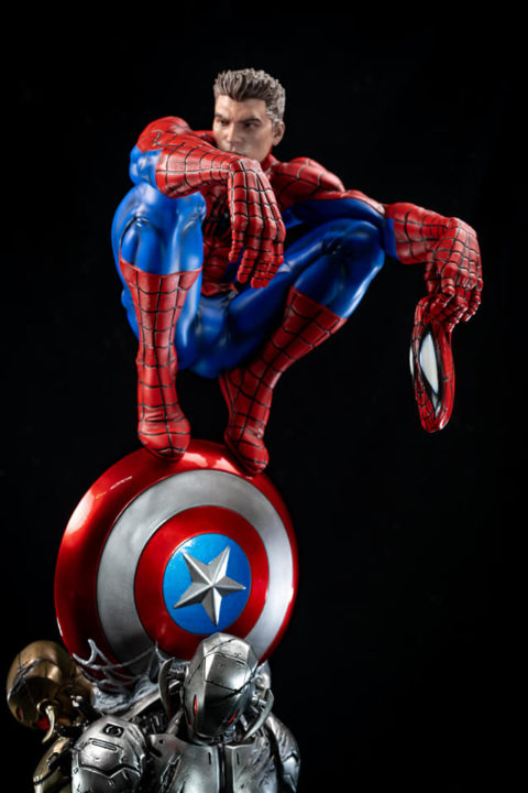 SpiderMan 1/4 Scale Custom Statue - Unboxing Bros