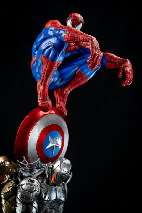 SpiderMan 1/4 Scale Custom Statue - Unboxing Bros