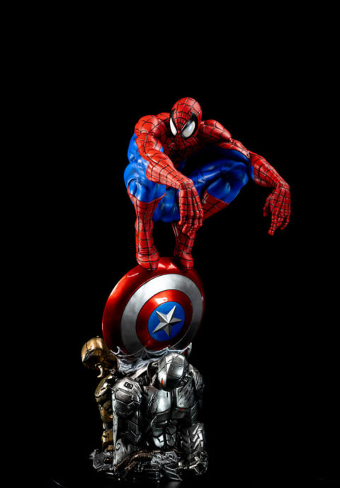 SpiderMan 1/4 Scale Custom Statue - Unboxing Bros
