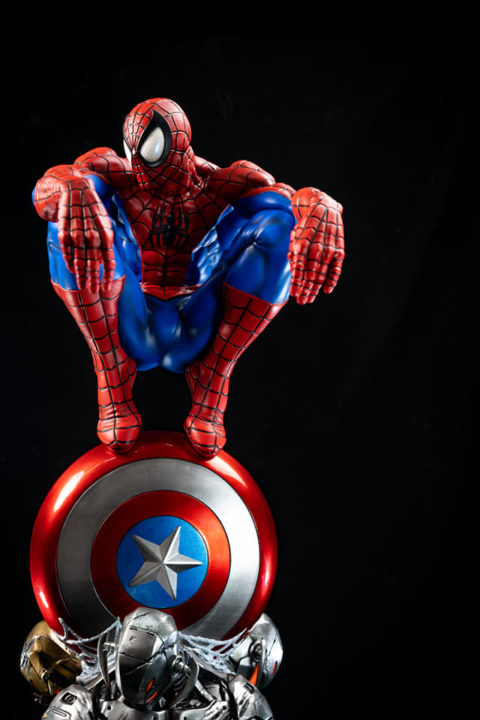 SpiderMan 1/4 Scale Custom Statue - Unboxing Bros