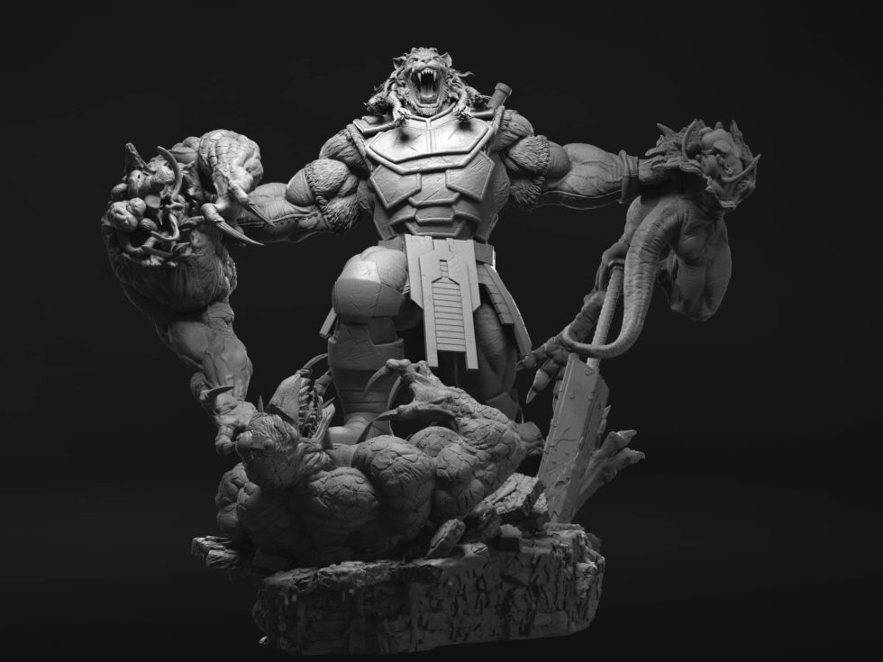 Battle Beast 1/4 Scale Custom Statue - Unboxing Bros