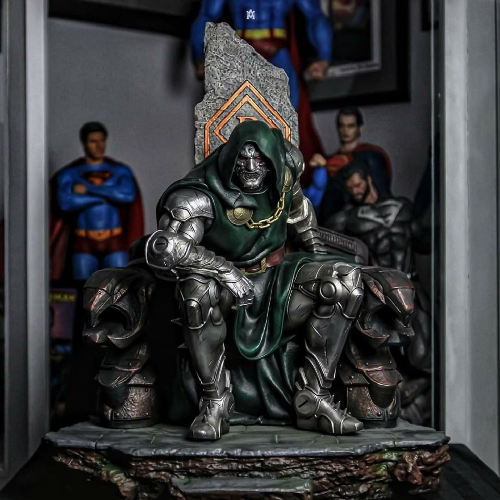 Doctor Doom on Throne 1/4 Scale Custom Statue - Unboxing Bros