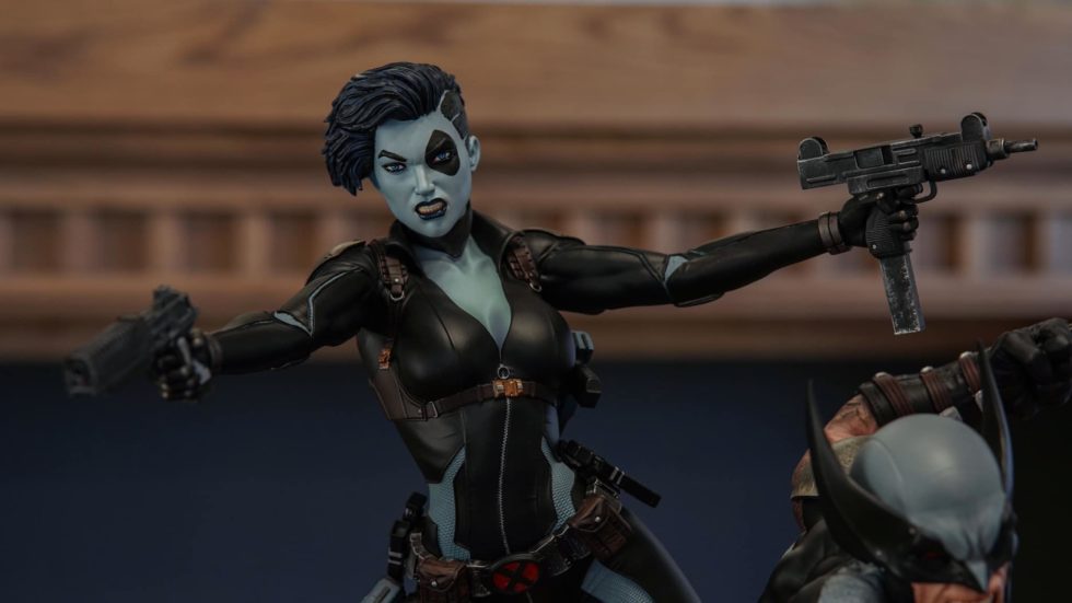 X-Force Wolverine and Domino 1/4 Scale Custom Statue - Unboxing Bros