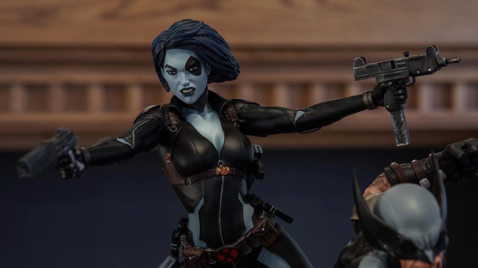 X-Force Wolverine and Domino 1/4 Scale Custom Statue - Unboxing Bros