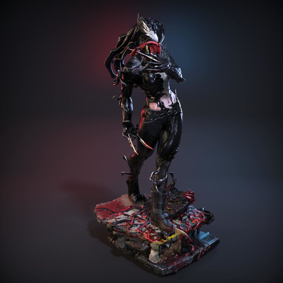 Venomized X-23 1/4 Scale Custom Statue - Unboxing Bros