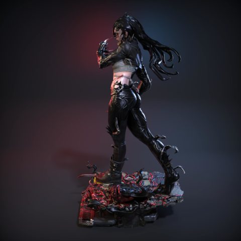 Venomized X-23 1/4 Scale Custom Statue - Unboxing Bros