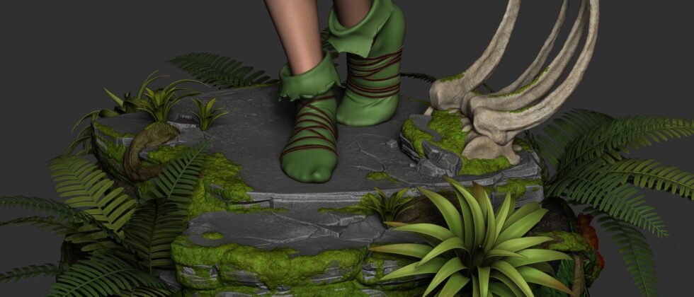 Rogue Savage Land 1/4 Scale Custom Statue - Unboxing Bros