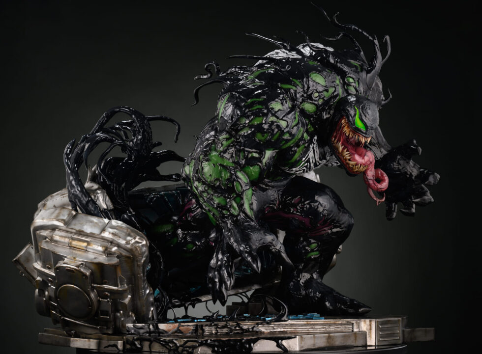 Venomized Hulk 1/4 Scale Custom Statue - Unboxing Bros