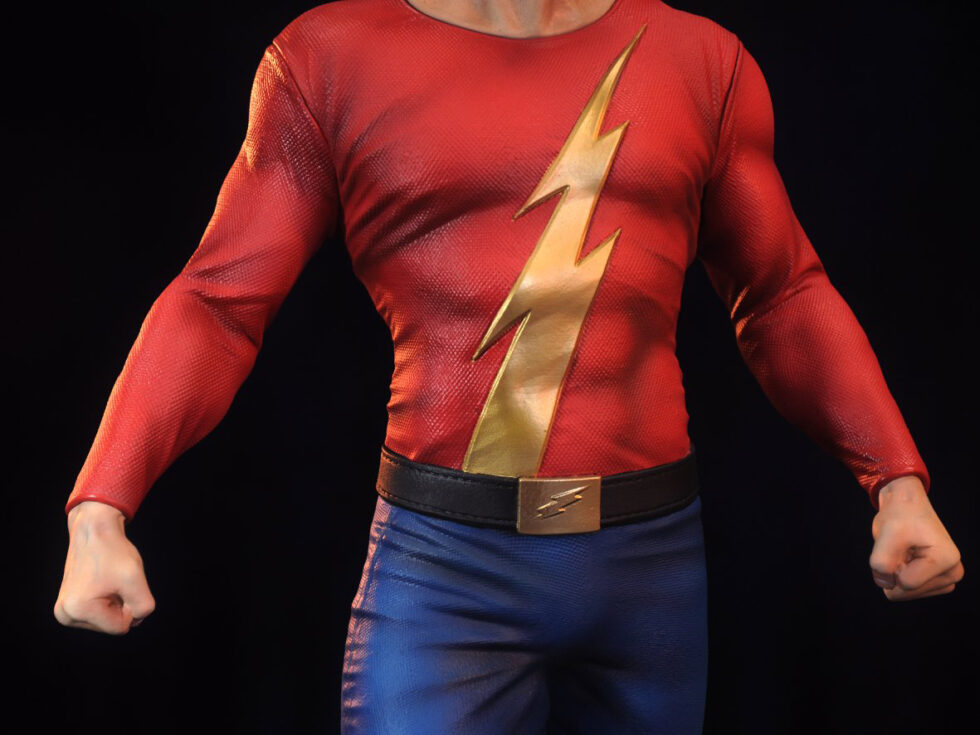 Flash 1/4 Scale Custom Statue - Unboxing Bros