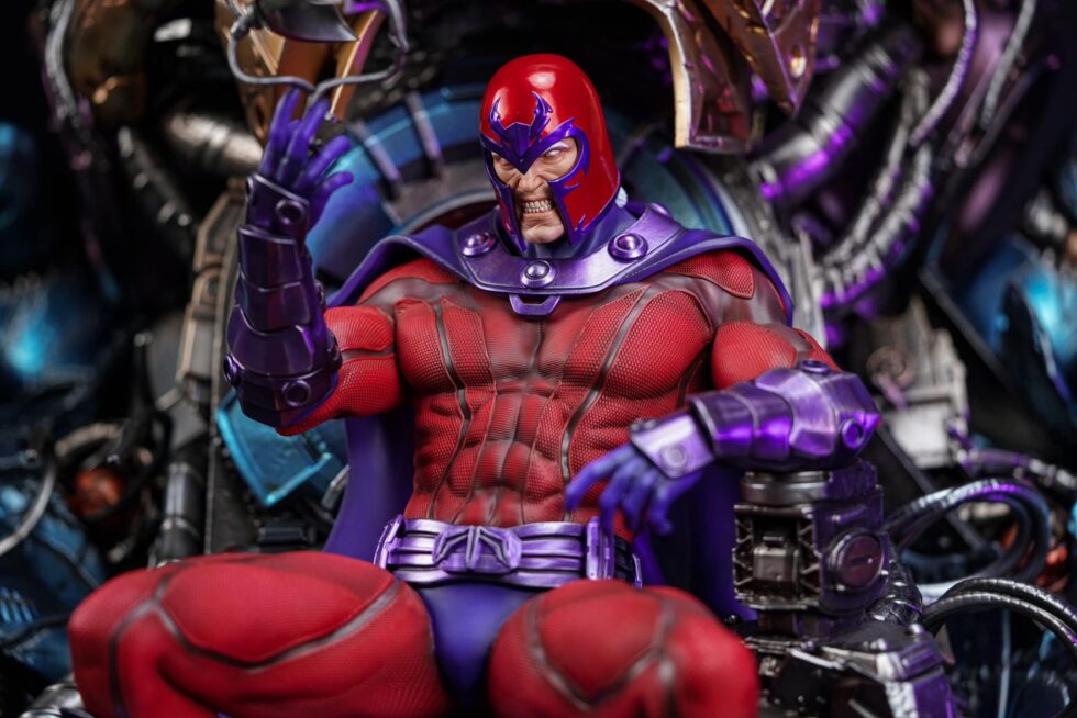 Magneto on Throne Caleb 1/4 Scale Custom Statue - Unboxing Bros