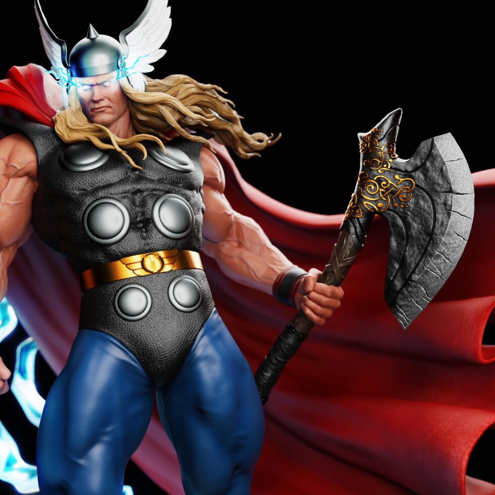 Classic Thor 1/4 Scale Custom Statue - Unboxing Bros