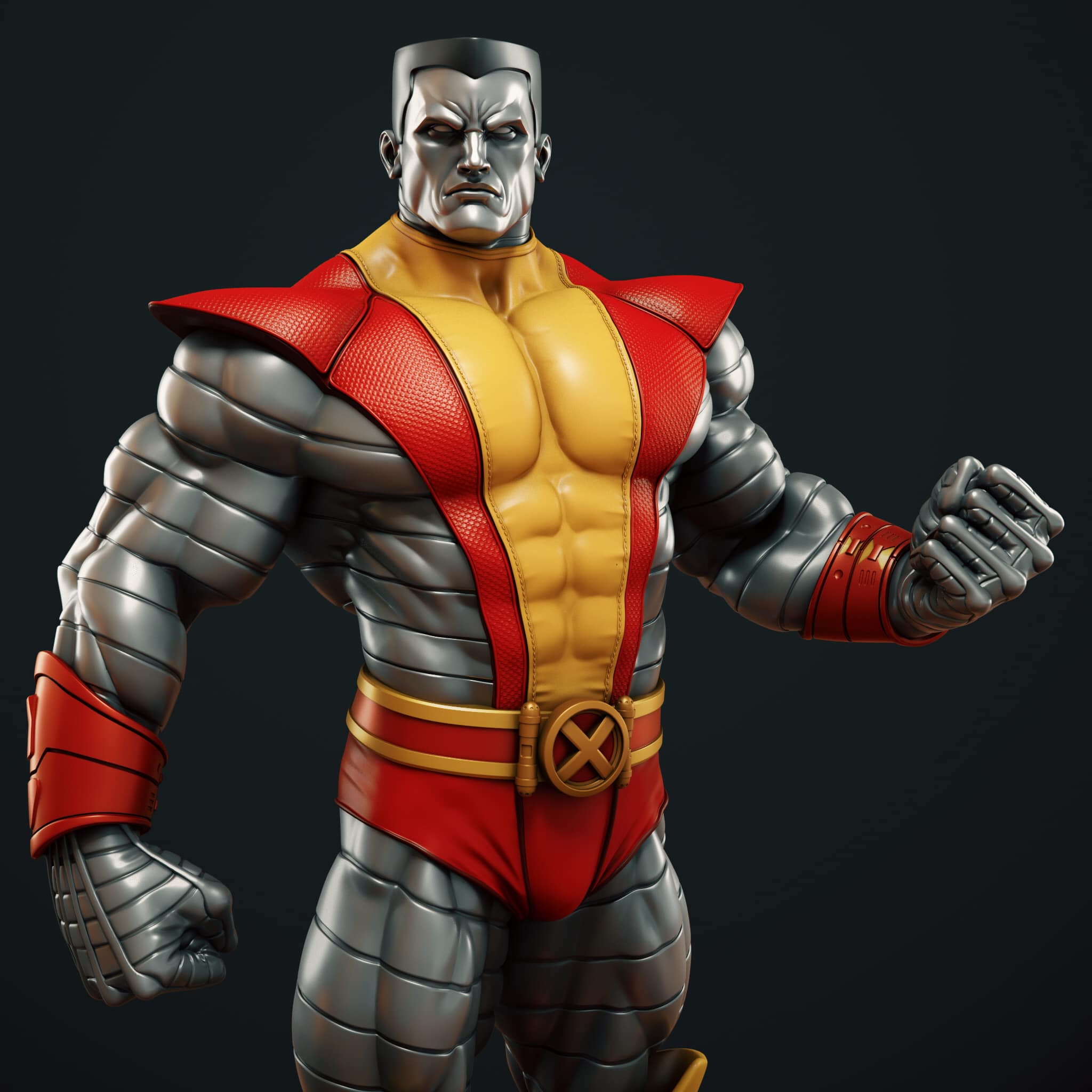 Colossus 1/4 Scale Custom Statue - Unboxing Bros