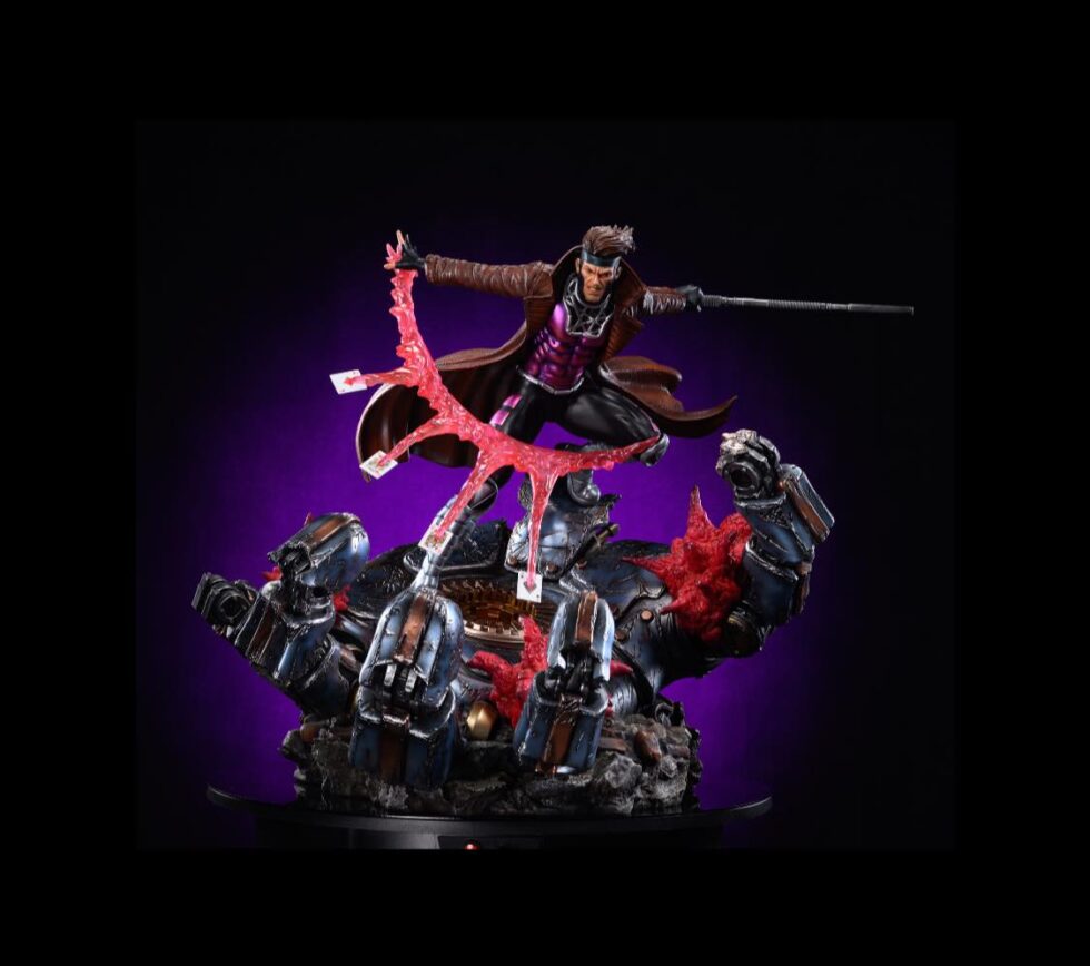 Gambit vs Sentinel 1/4 Scale Custom Statue - Unboxing Bros
