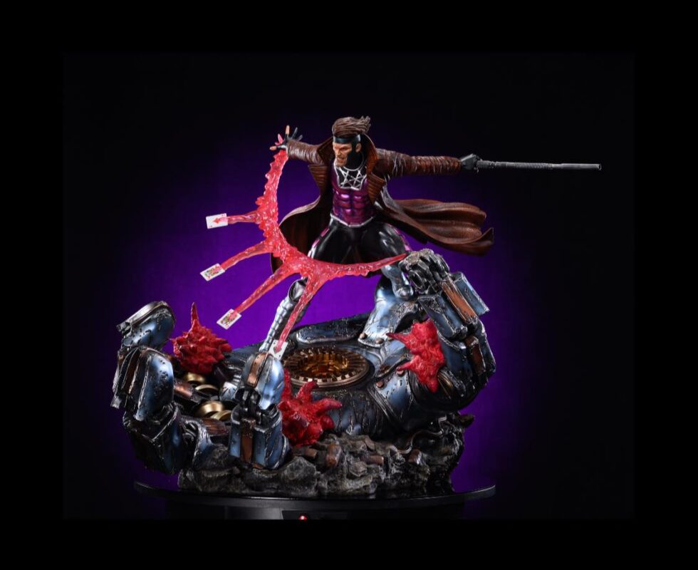 Gambit vs Sentinel 1/4 Scale Custom Statue - Unboxing Bros