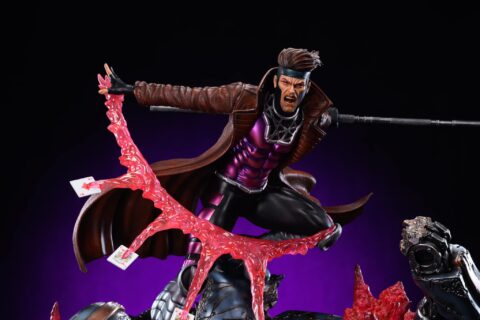 Gambit vs Sentinel 1/4 Scale Custom Statue - Unboxing Bros