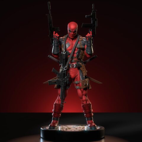 Deadpool Museum 1/4 Scale Custom Statue - Unboxing Bros