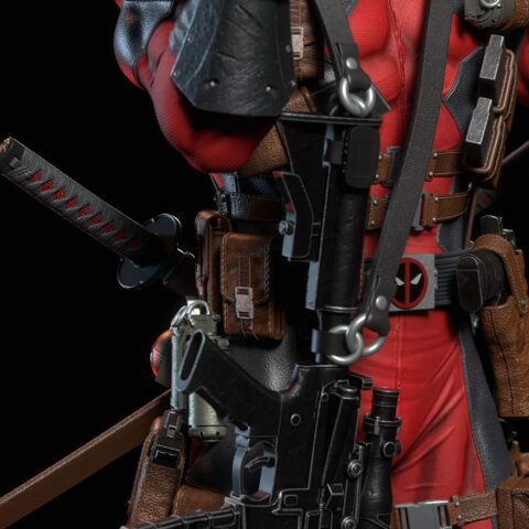 Deadpool Museum 1/4 Scale Custom Statue - Unboxing Bros