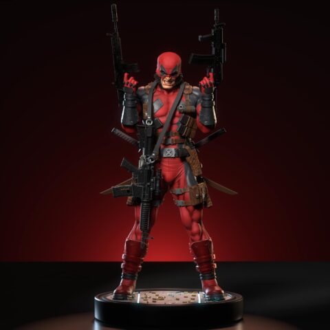 Deadpool Museum 1/4 Scale Custom Statue - Unboxing Bros