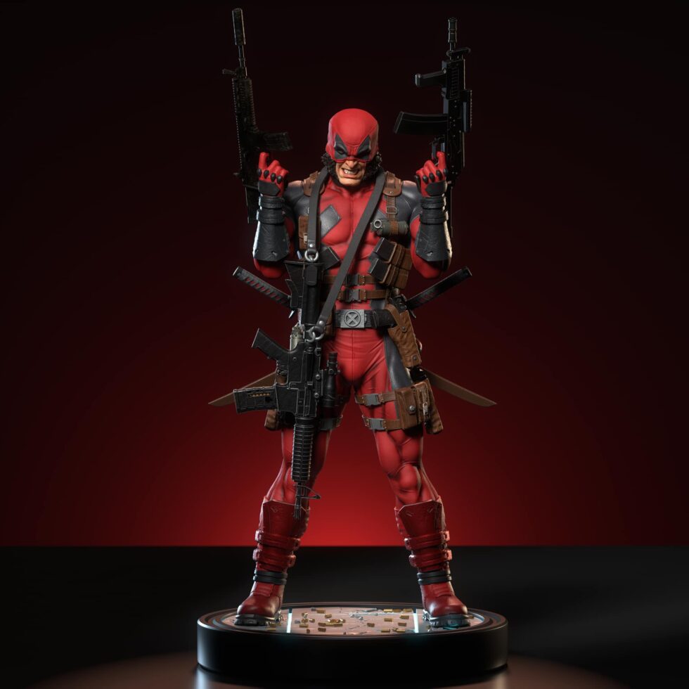 Deadpool Museum 1/4 Scale Custom Statue - Unboxing Bros