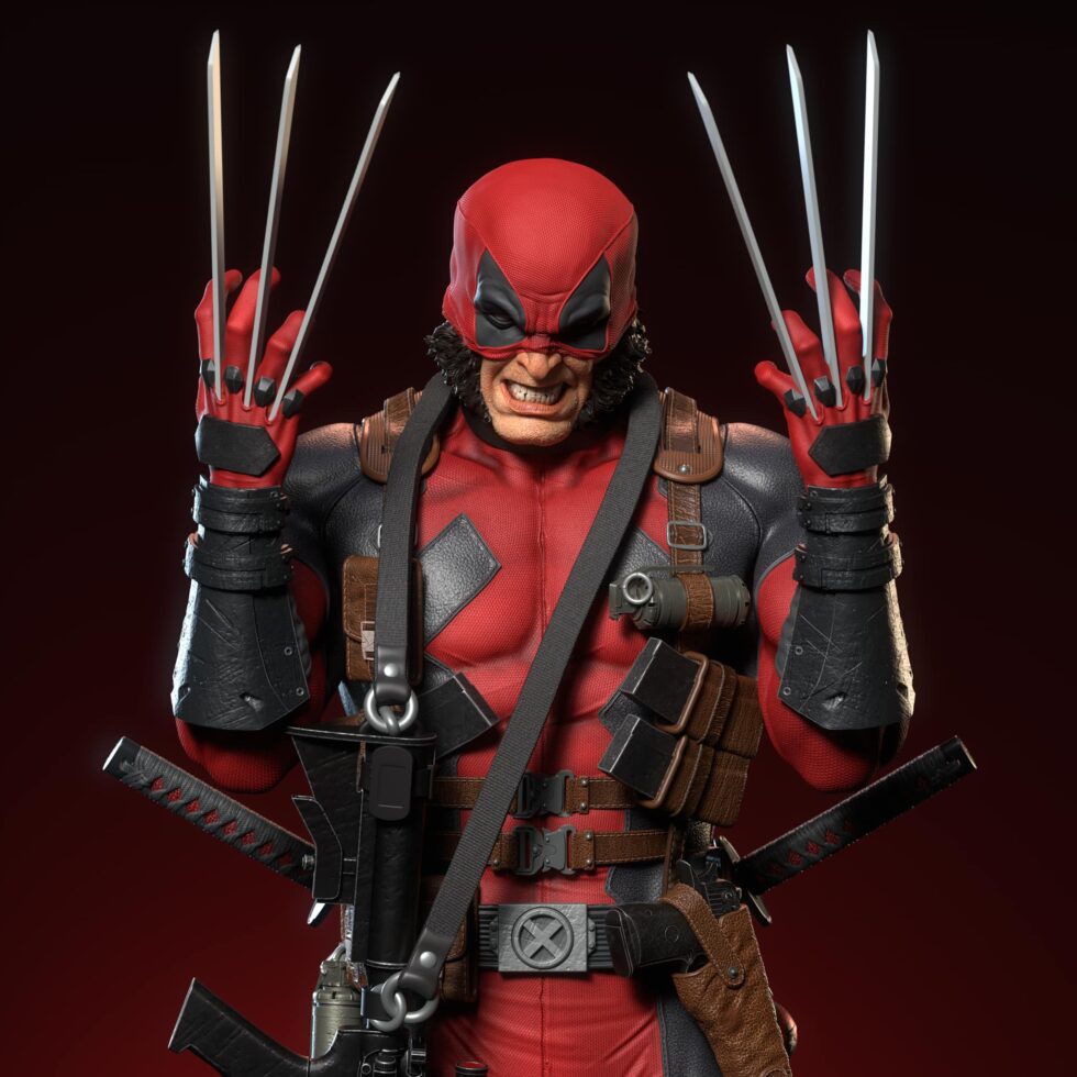 Deadpool Museum 1/4 Scale Custom Statue - Unboxing Bros