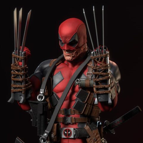 Deadpool Museum 1/4 Scale Custom Statue - Unboxing Bros