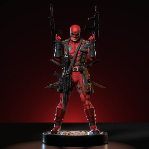 Deadpool Museum 1/4 Scale Custom Statue - Unboxing Bros
