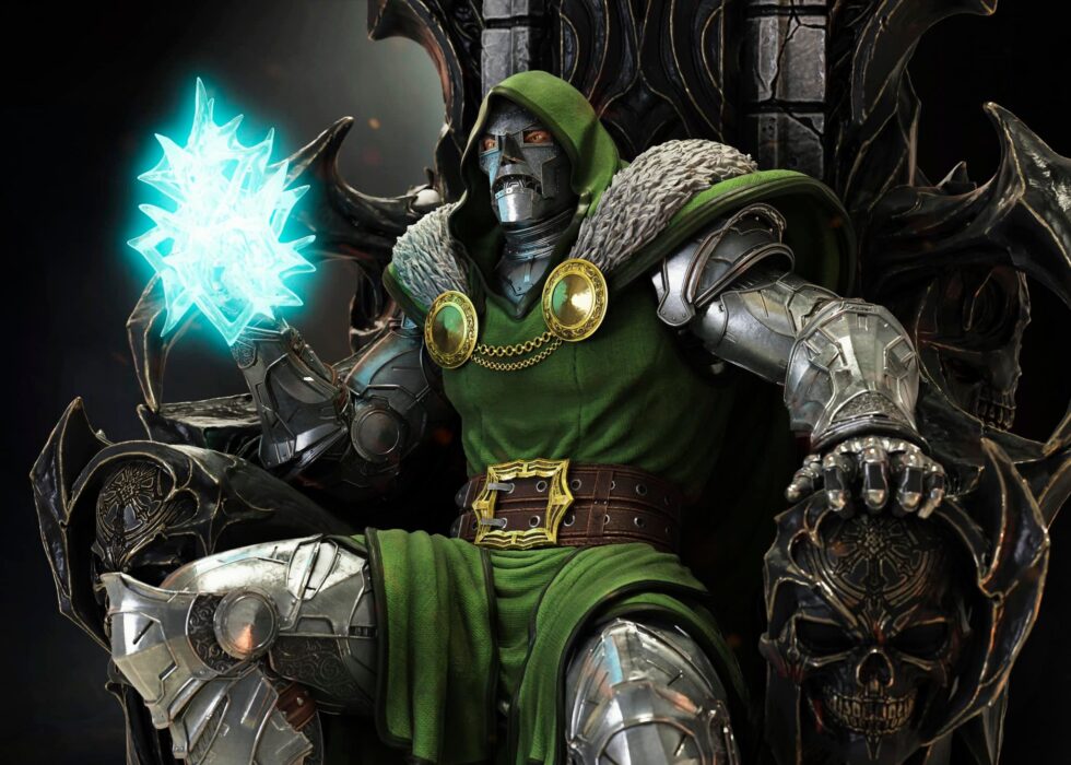 Doom on Throne 1/4 Scale Custom Statue - Unboxing Bros